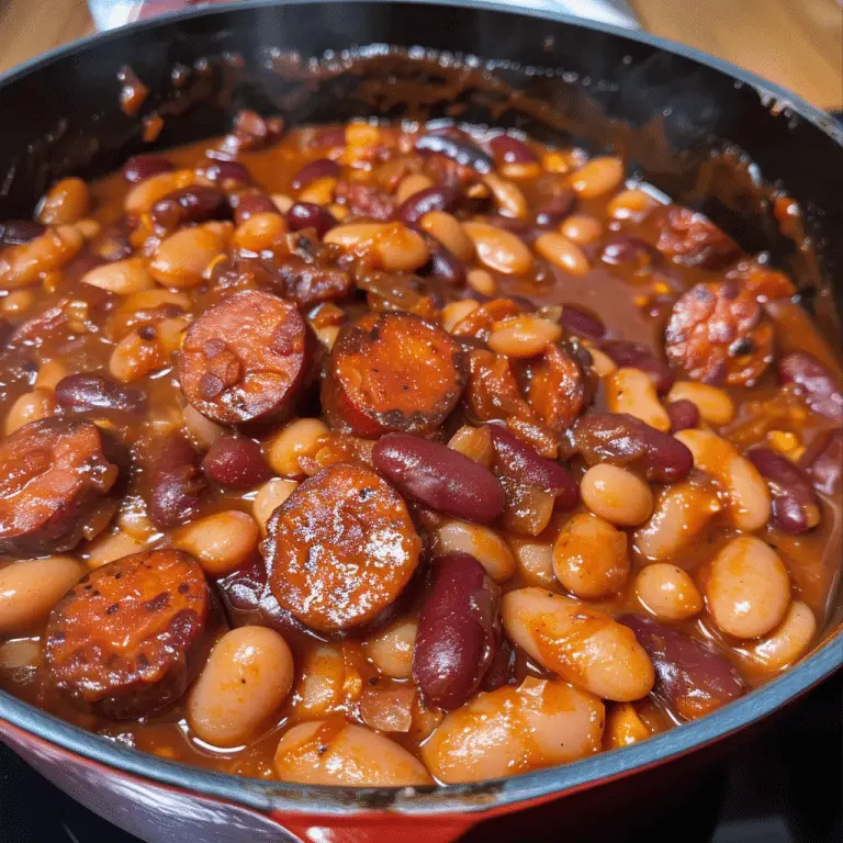 Easy Recipe for Kielbasa Baked Beans