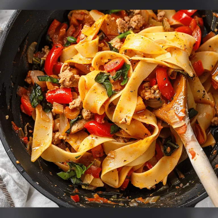 How to Make Italian Drunken Noodles at Home