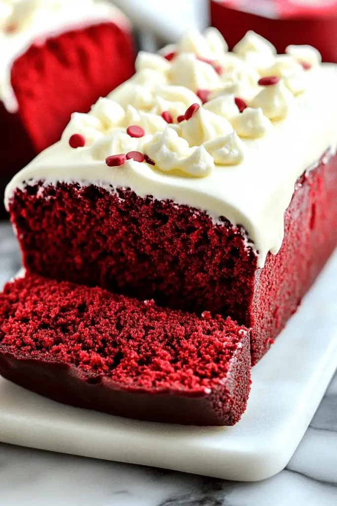 How to Bake a Perfect Red Velvet Loaf Cake