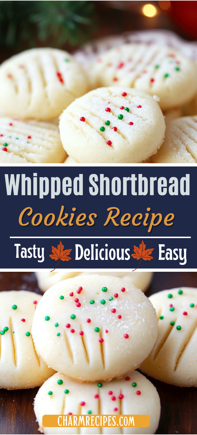 Whipped Shortbread Cookies