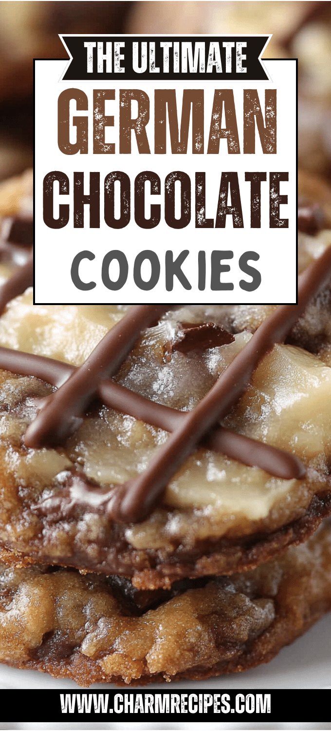 German Chocolate Cookies