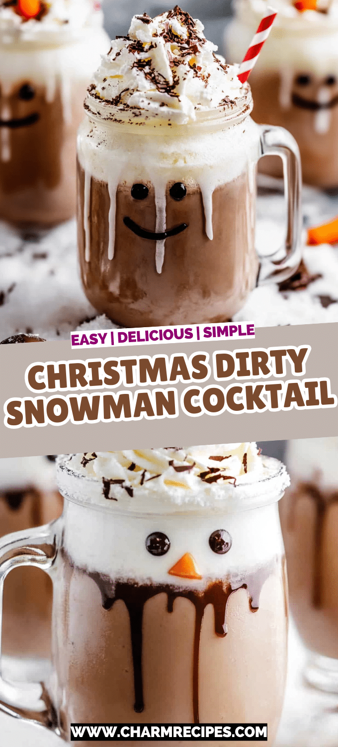 Christmas Dirty Snowman Cocktail