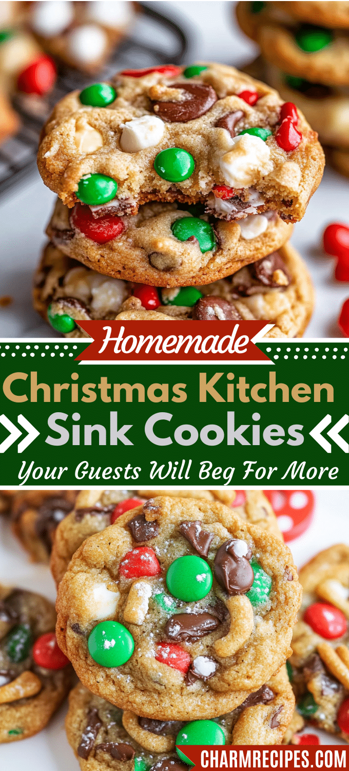 Christmas Kitchen Sink Cookies