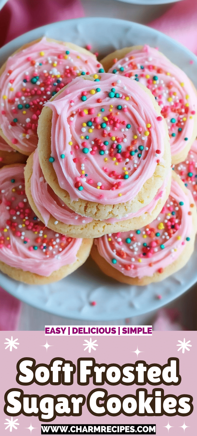Soft Frosted Sugar Cookies