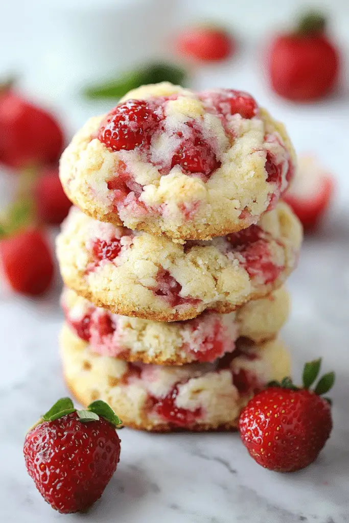 Strawberry Shortcake Cookies