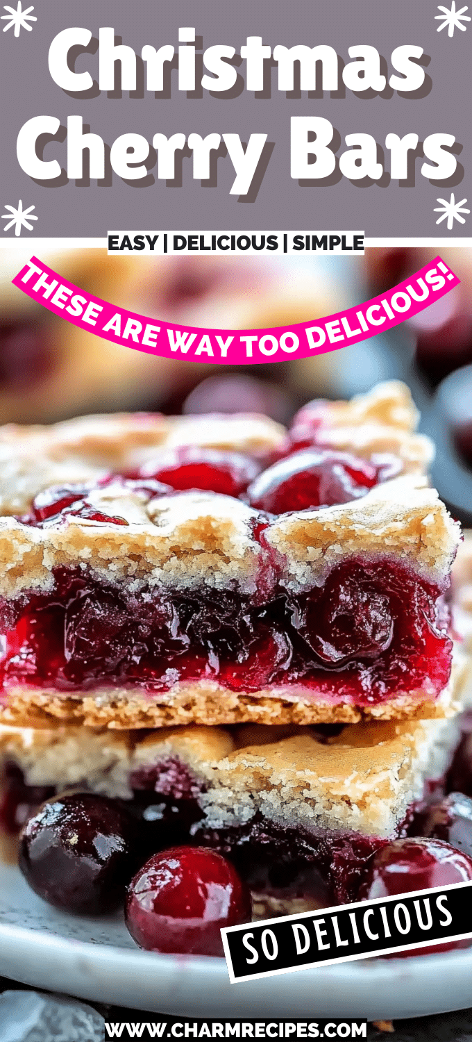 Christmas Cherry Bars
