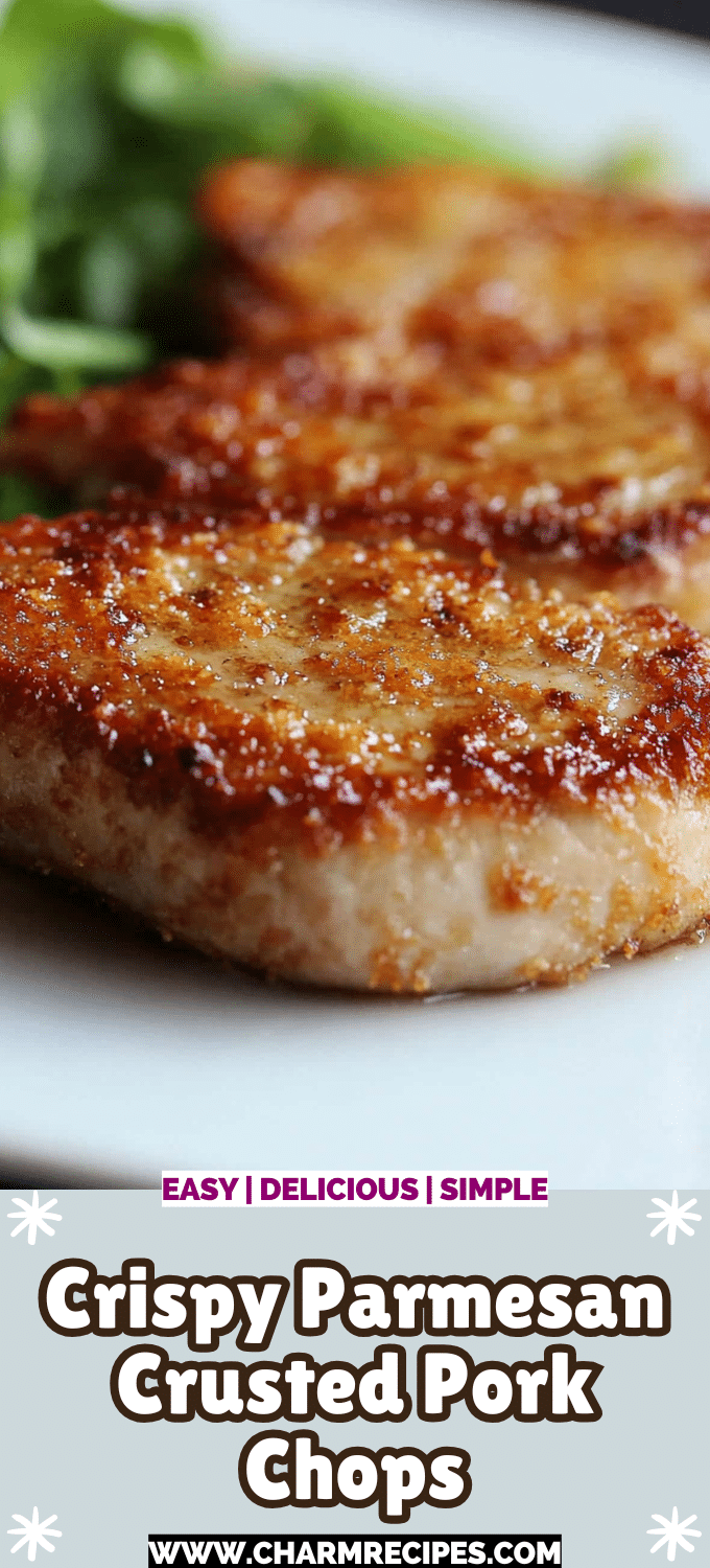 Crispy Parmesan Crusted Pork Chops