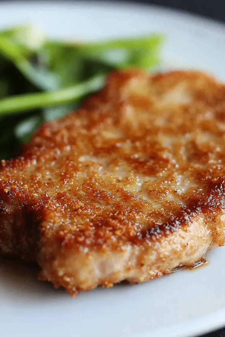 Crispy Parmesan Crusted Pork Chops