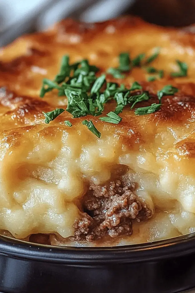 Cheddar Bay Ground Beef Cobbler
