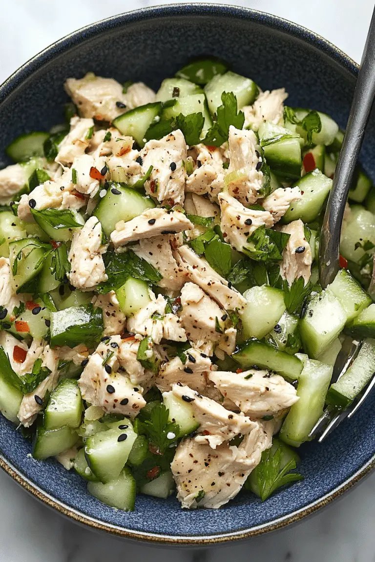 Cucumber Chicken Salad