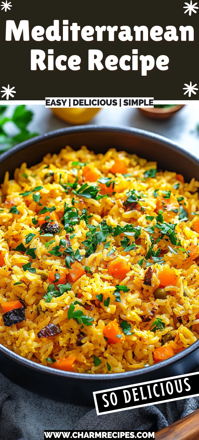 Mediterranean Rice Recipe
