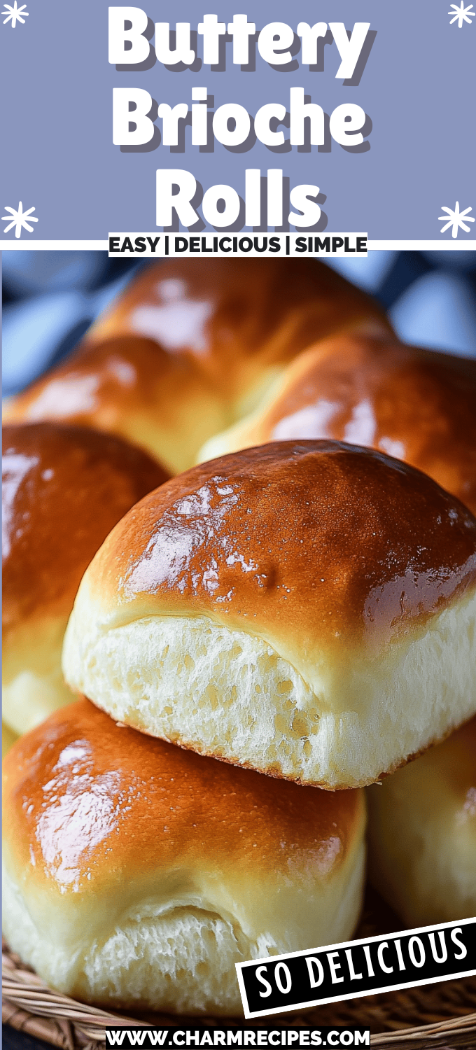 Easy Buttery Brioche Rolls Recipe