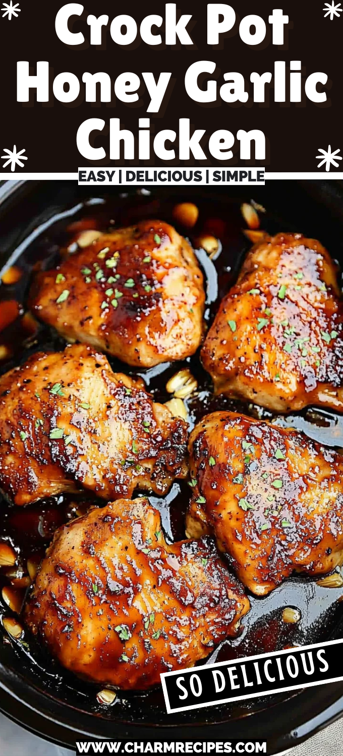 Crock Pot Honey Garlic Chicken Recipe