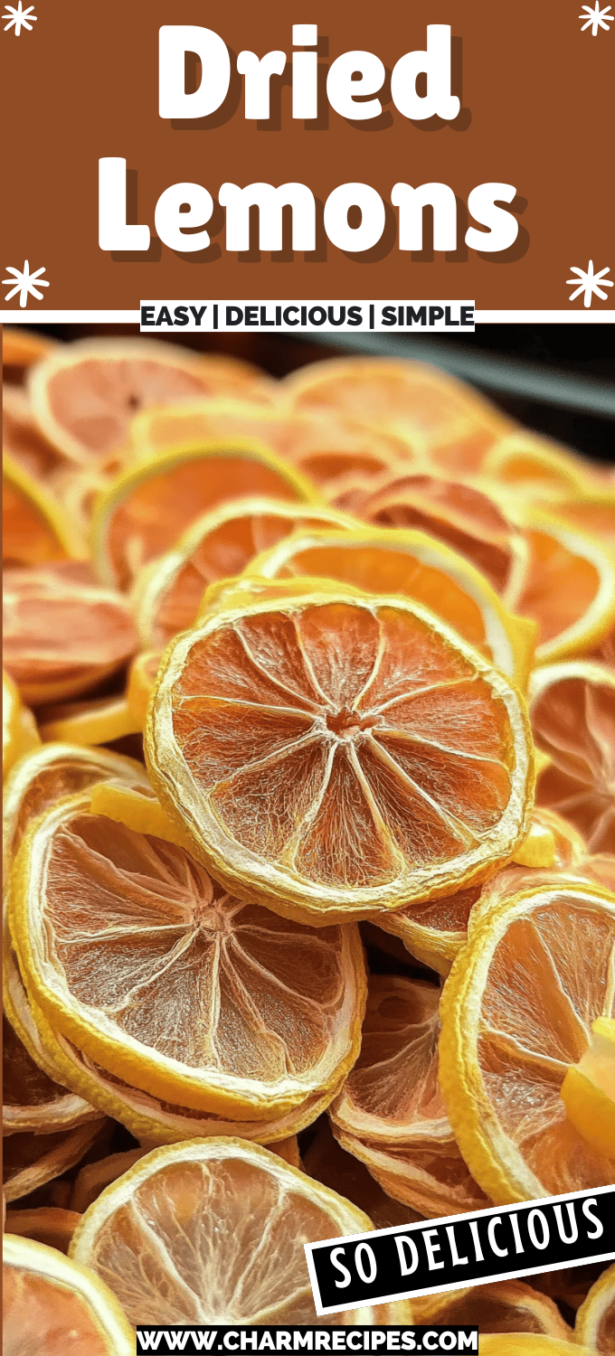 Easy Dried Lemons Recipe