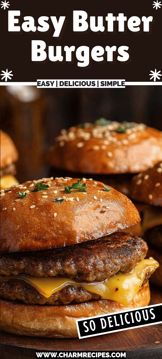 Easy Butter Burgers Recipe