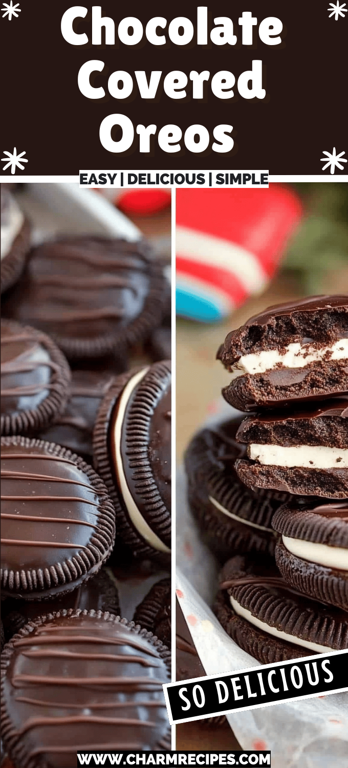 Easy Chocolate-Covered Oreos Recipe