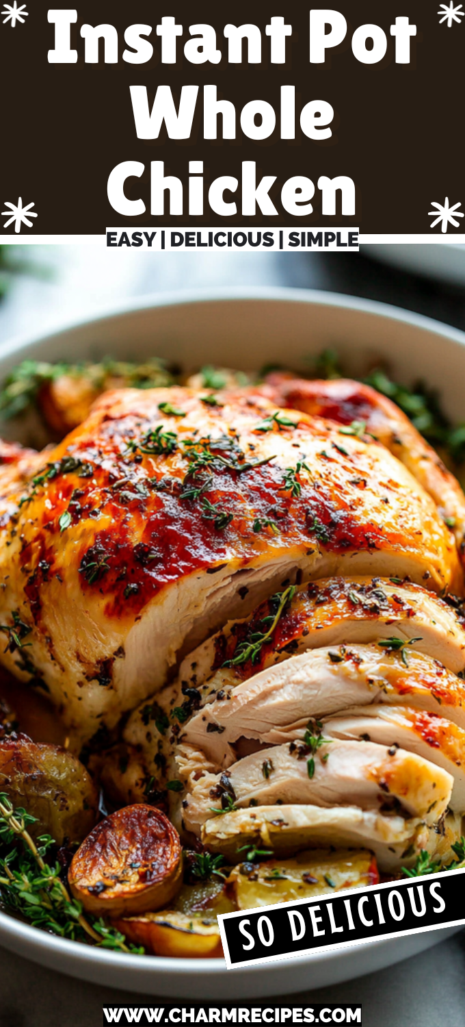 Easy Instant Pot Whole Chicken Recipe