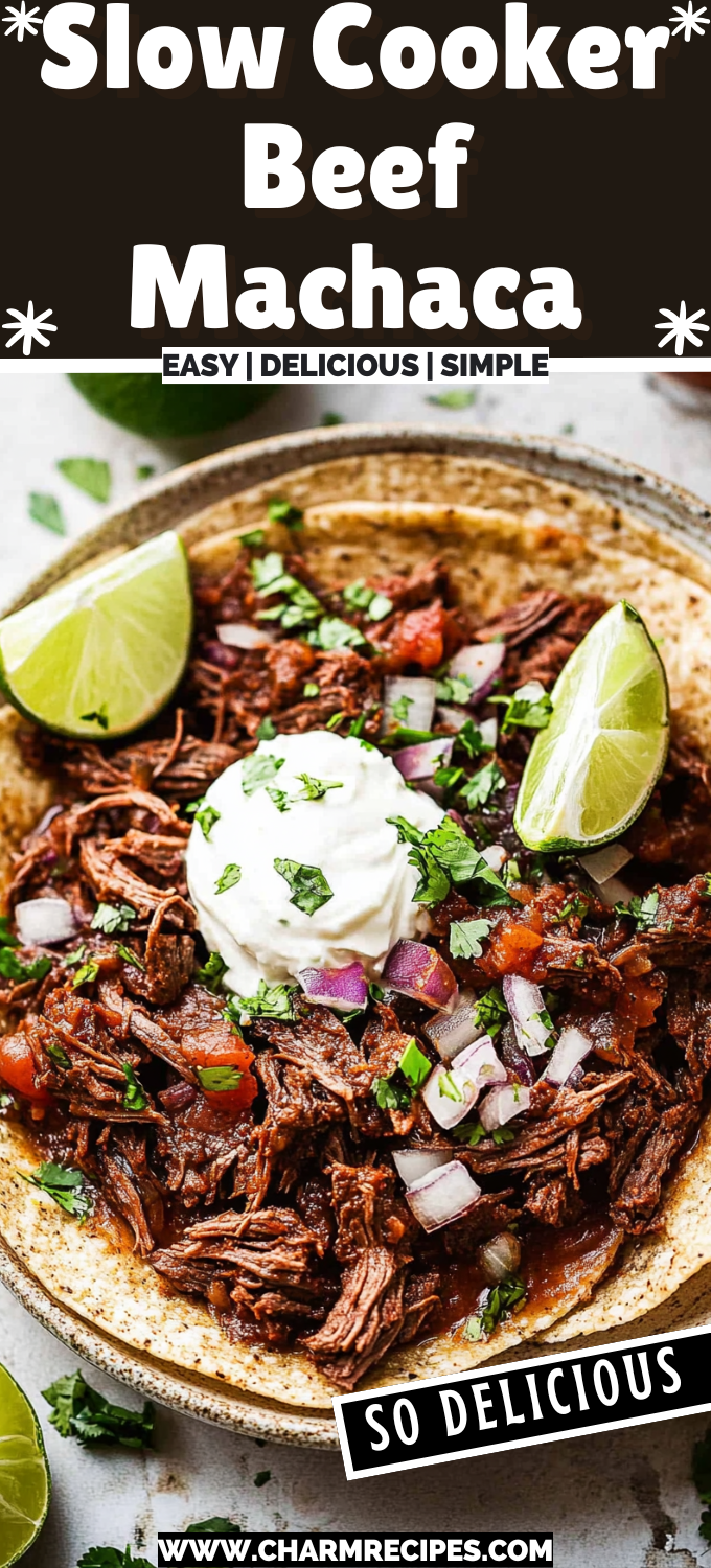 Slow Cooker Beef Machaca Recipe
