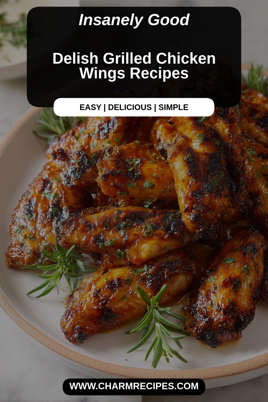 Delish Grilled Chicken Wings Recipes