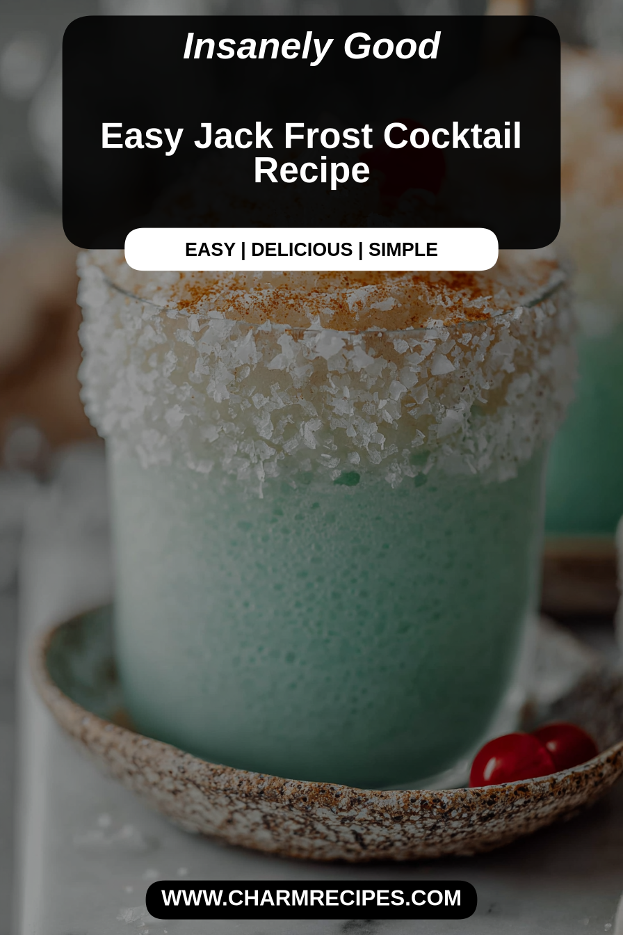Easy Jack Frost Cocktail Recipe