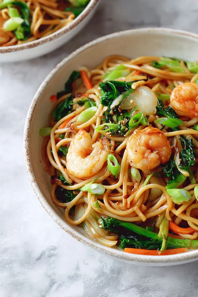 Easy Shrimp Lo Mein Recipe
