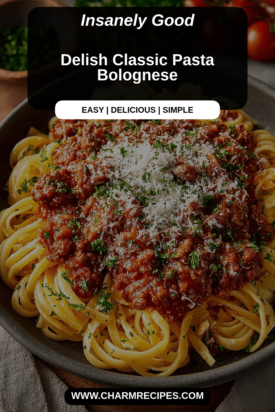 Delish Classic Pasta Bolognese