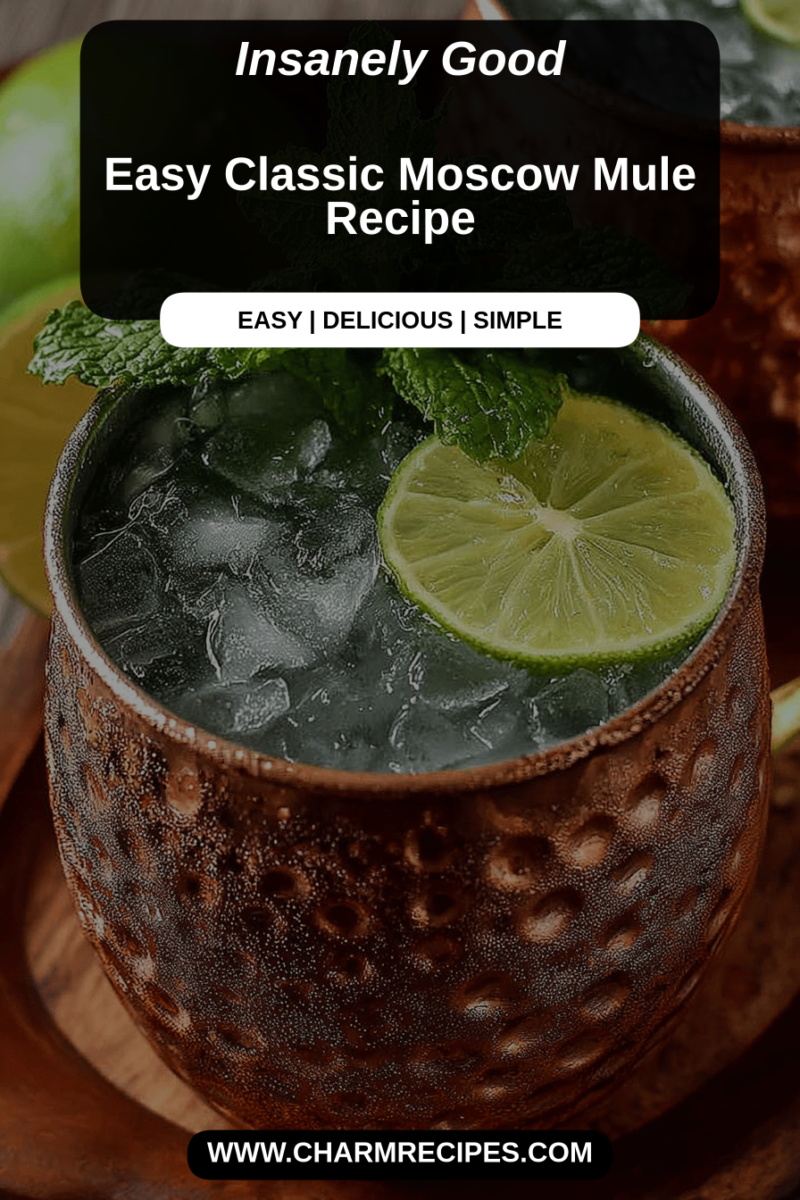Easy Classic Moscow Mule Recipe