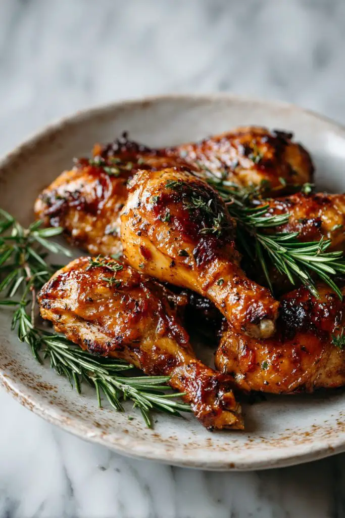 Caramelized Baked Chicken Legs or Wings