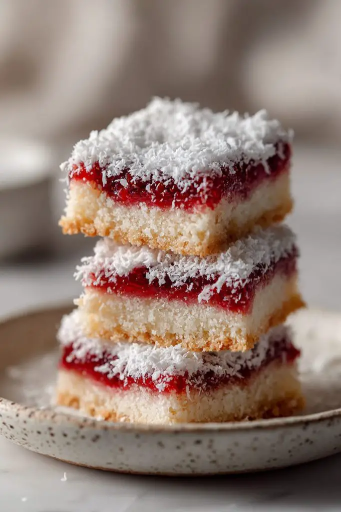 Coconut Raspberry Slice Recipe