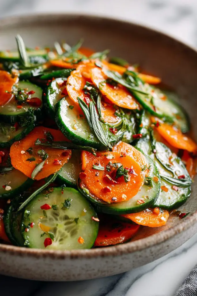 Zesty Cucumber Carrot Salad