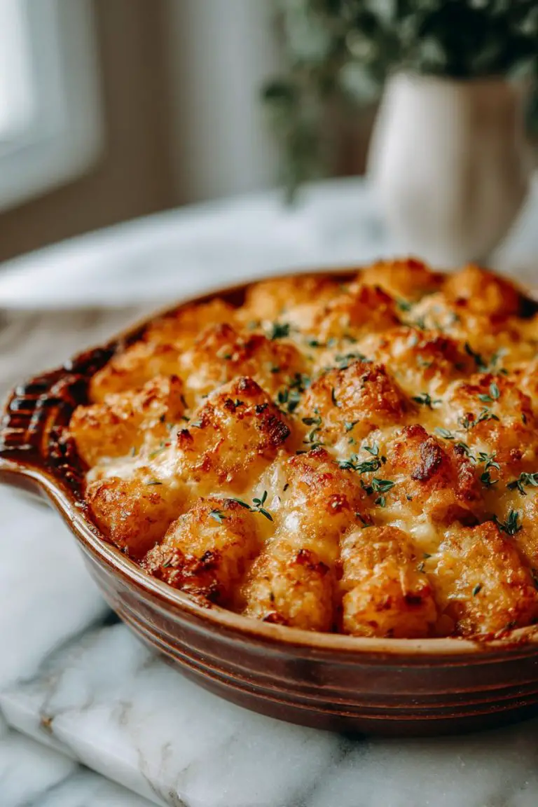 Cheesy Tater Tot Casserole Recipe