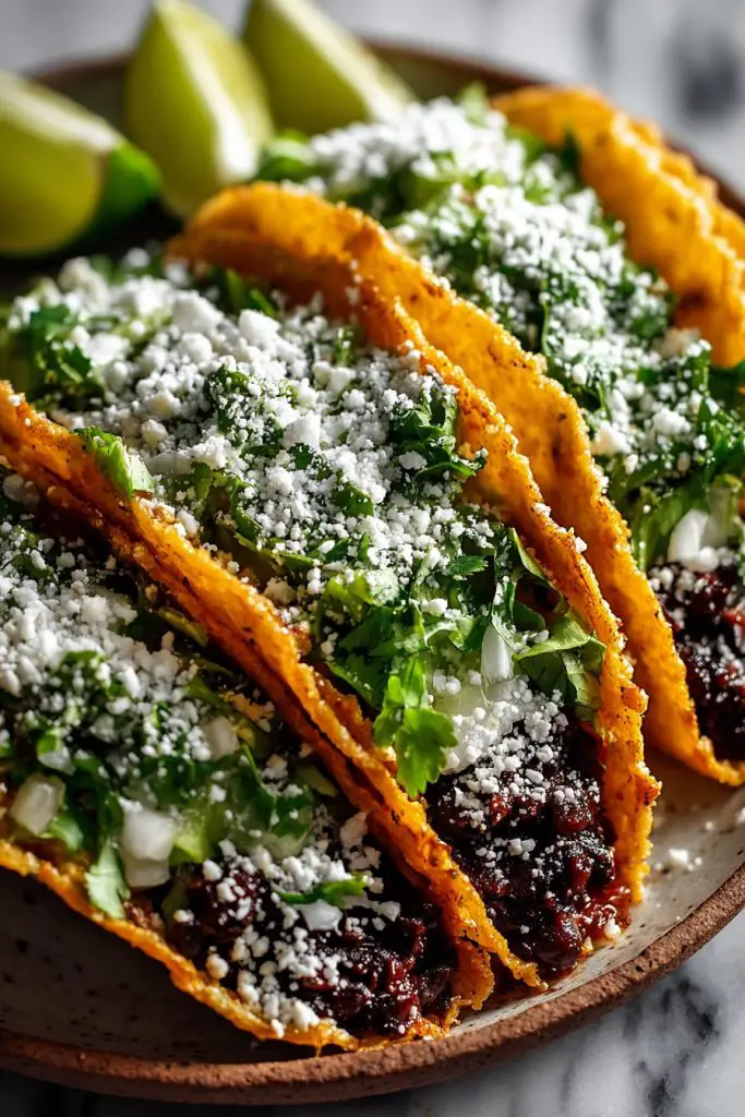 Crispy Black Bean Tacos Made Easy