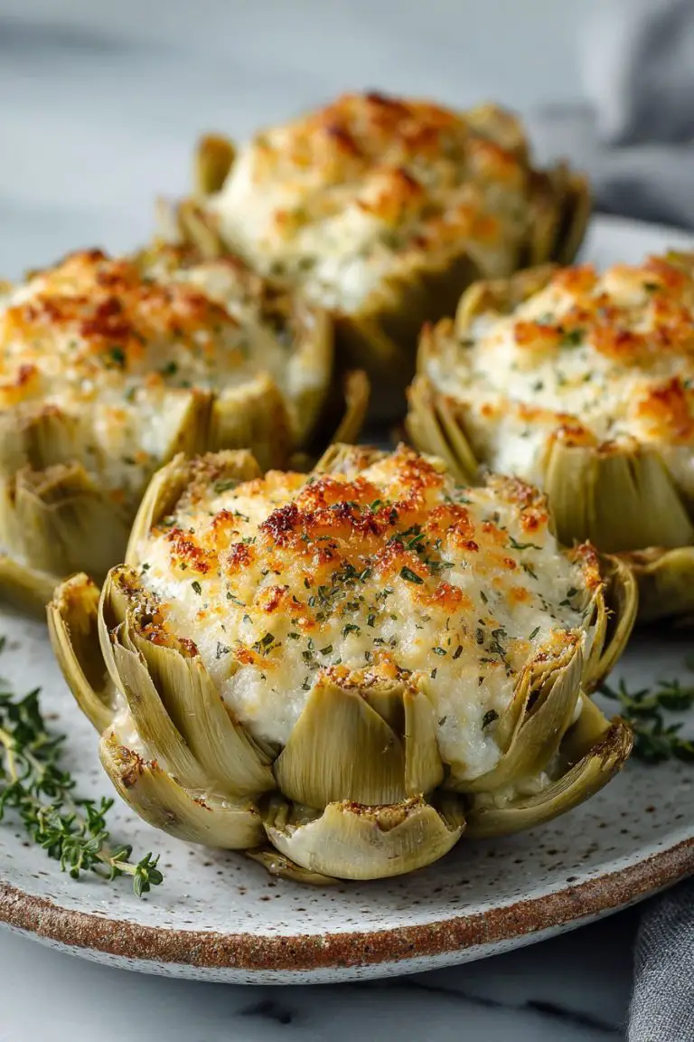 Easy Baked Parmesan Artichoke Hearts