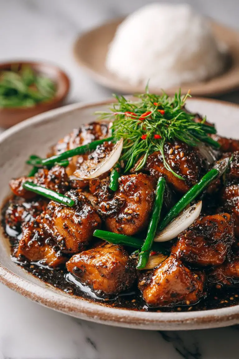 Easy Black Pepper Chicken Recipe