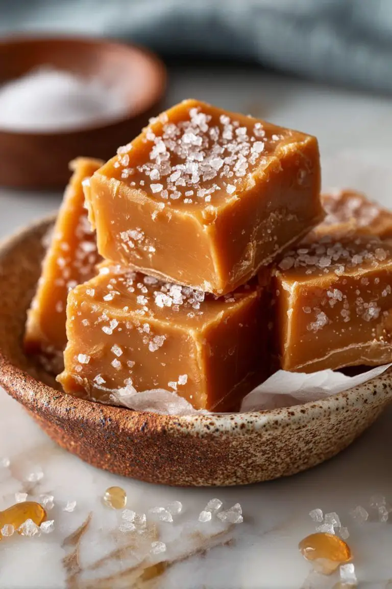 Easy Salted Caramel Fudge
