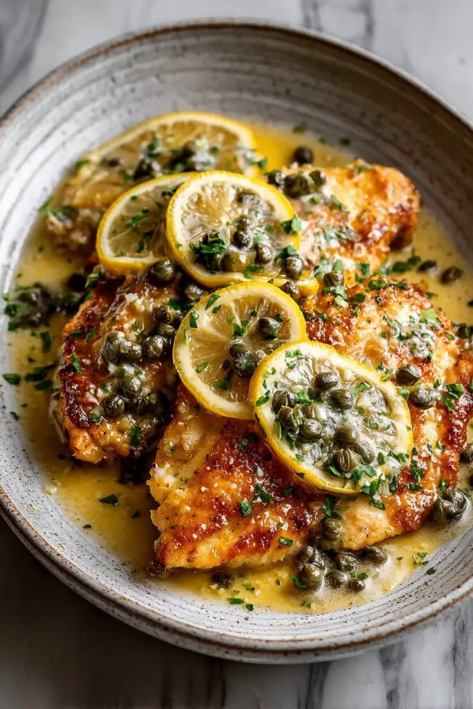 Lemon Chicken Piccata Delight