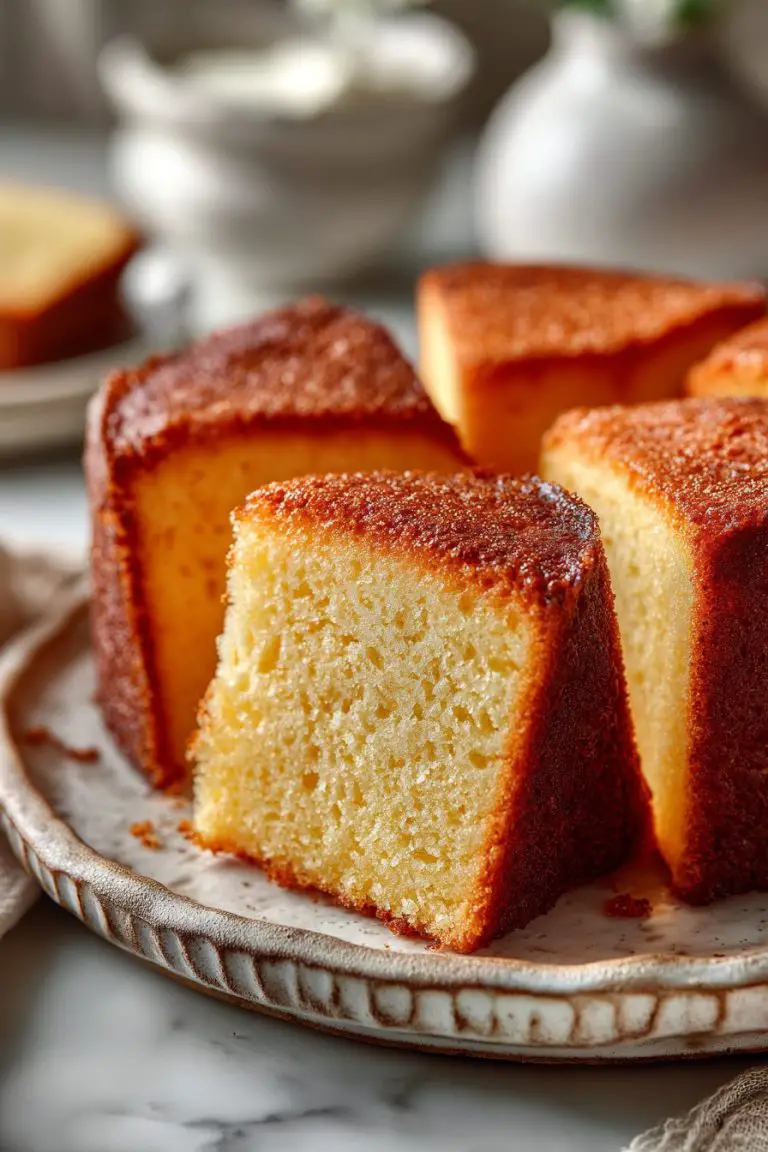 Old-Fashioned Hot Milk Cake Recipe