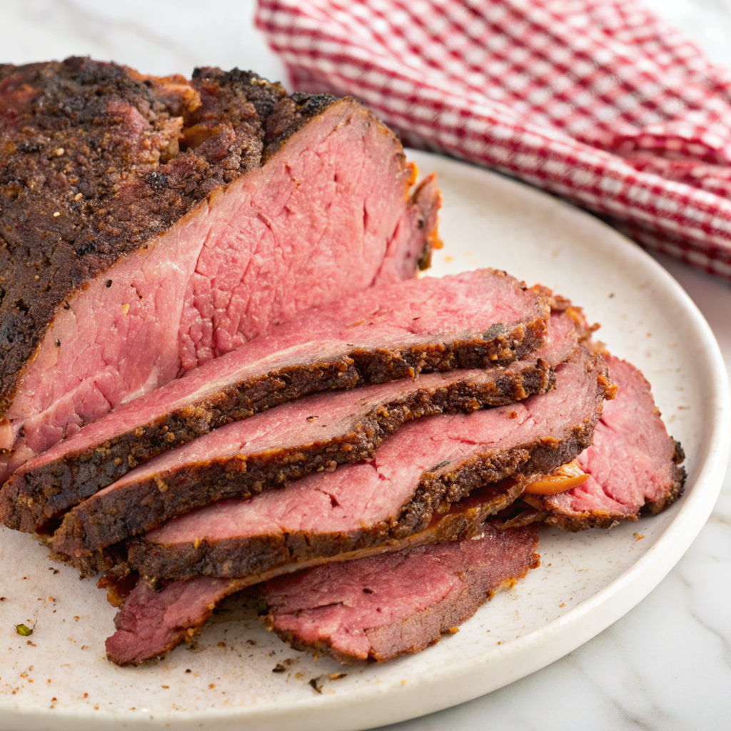 Easy Smoked Corned Beef